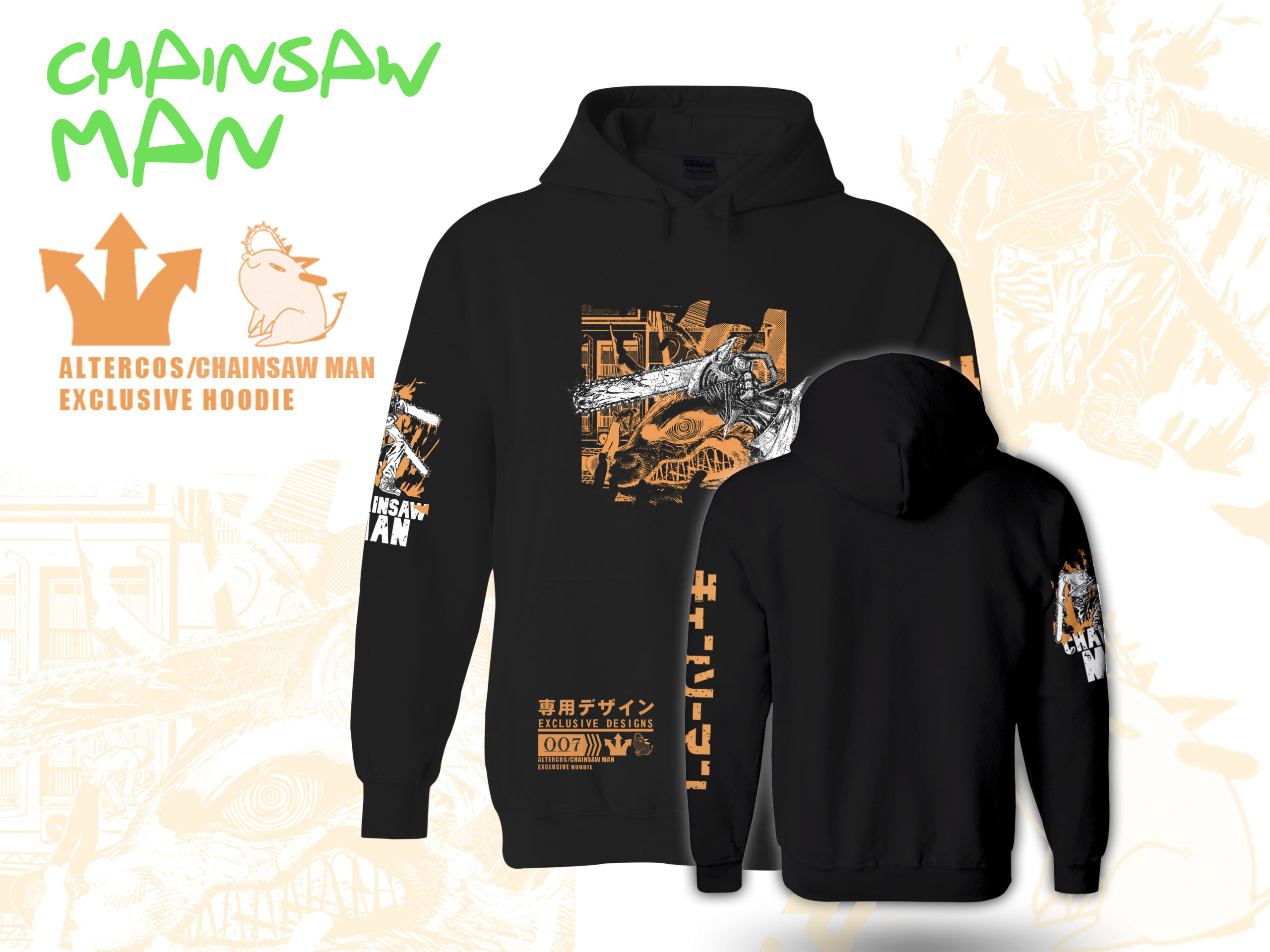 Chainsaw Man Hoodie - ALTERCOS - Buy Anime Hoodies Online